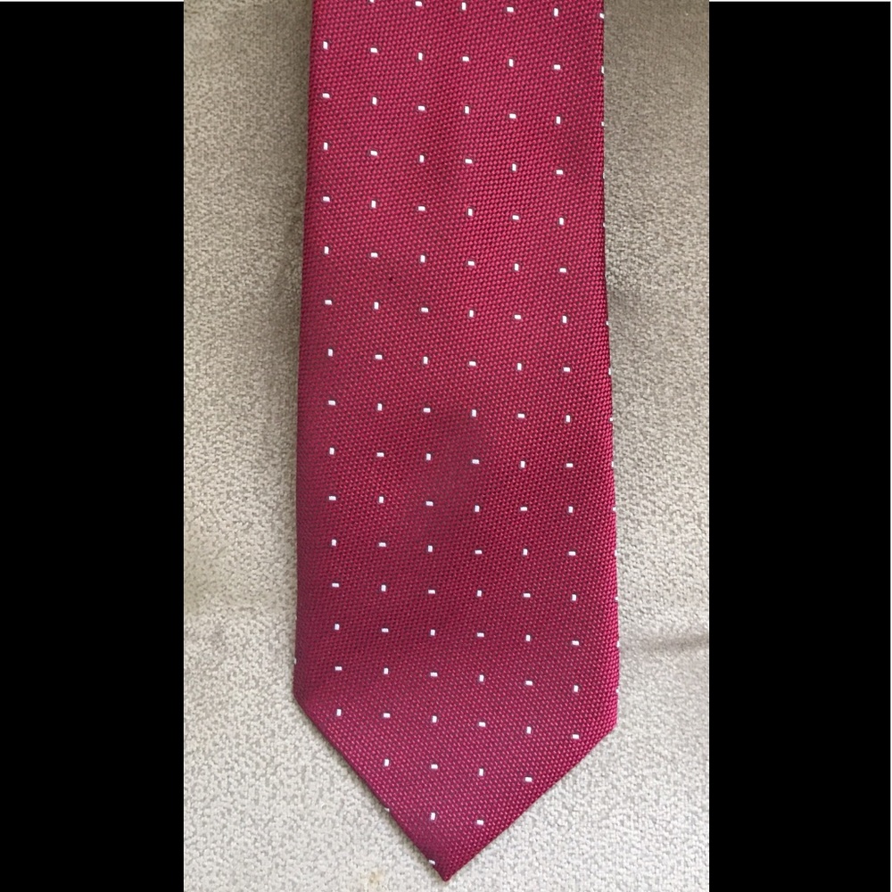 Faberge’ Silk Tie Necktie Faberge French Maroon - Gem